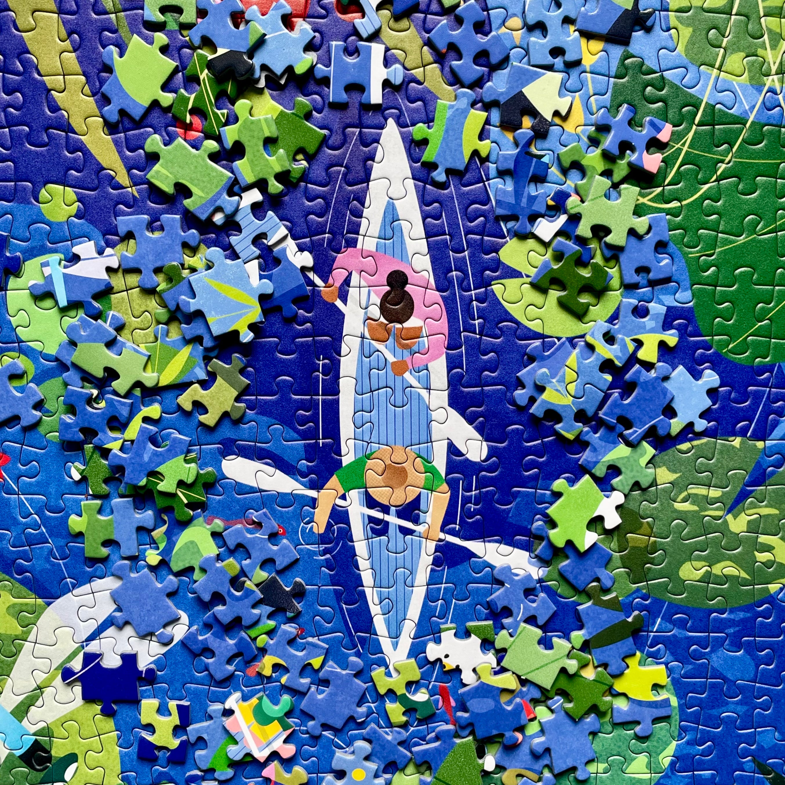 "Canopy Canoeing" – Das Puzzle Kollektiv